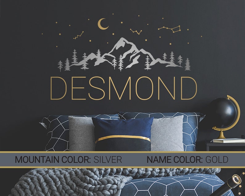 Custom Name Vinyl Decal Personalized Name Vinyl Decal | Etsy