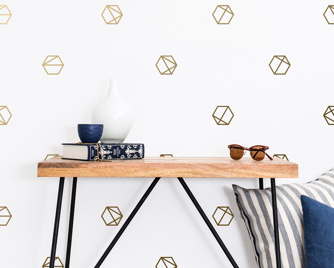 Geometric Wall Decals - Honeycomb Decals, Nursery Decals, Modern Wall ...