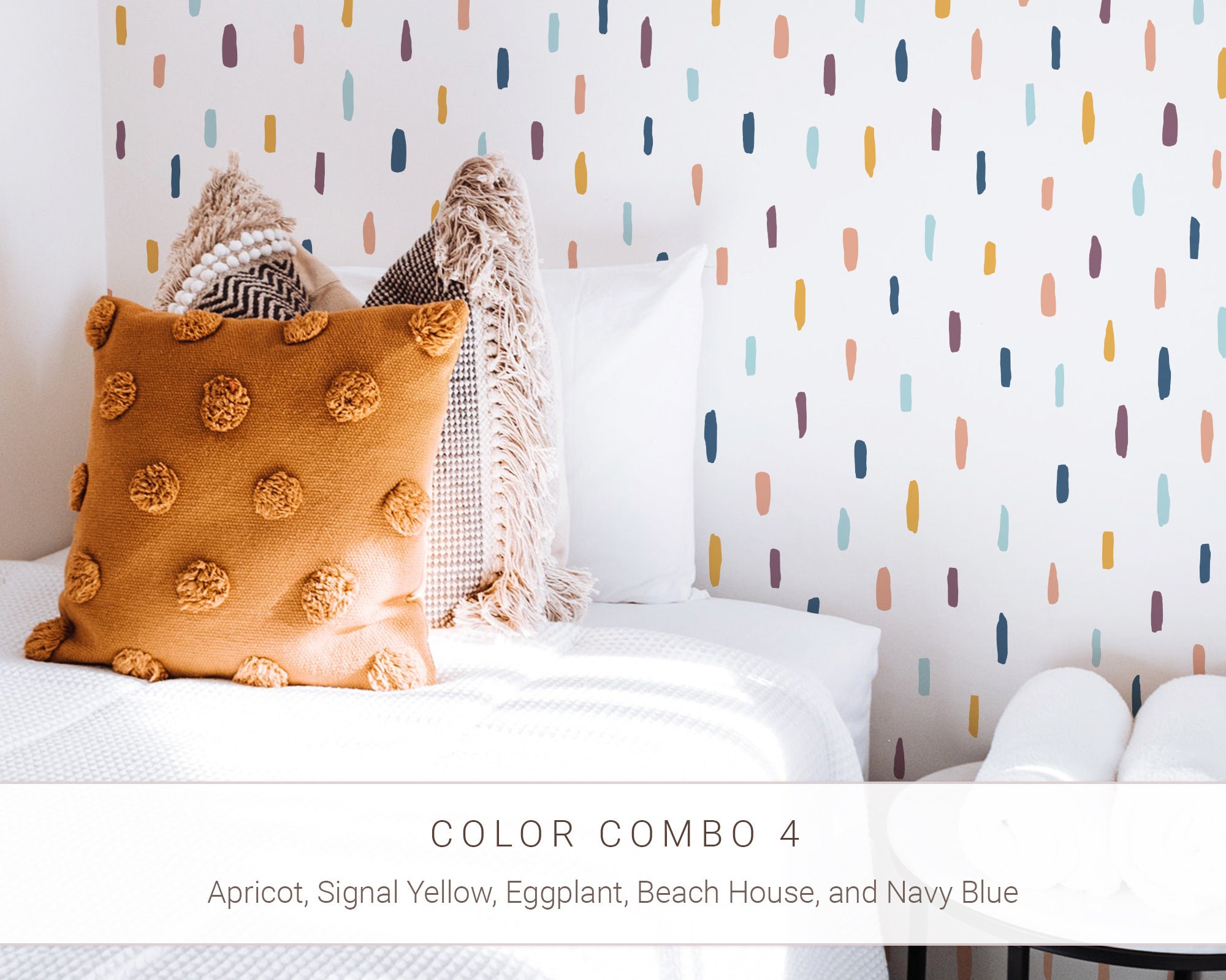 Line Wall Decals Removable Wall Stickers Abstract Modern | Etsy