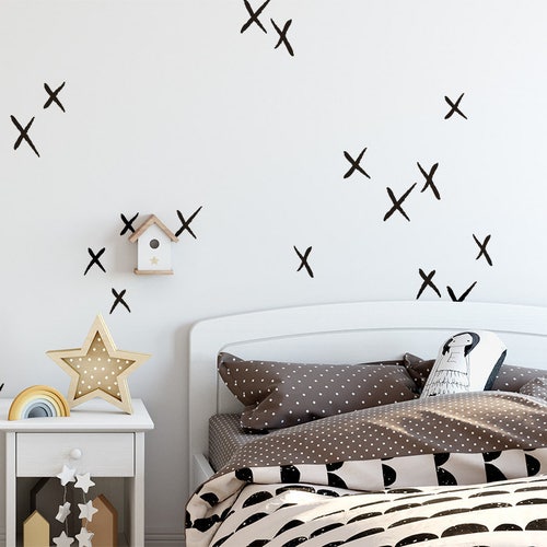 X Wall Decals Hand Drawn X Decals Nursery Wall Decals - Etsy
