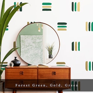 Abstract Line Wall Decals - Removable Wall Stickers, Modern Geometric ...