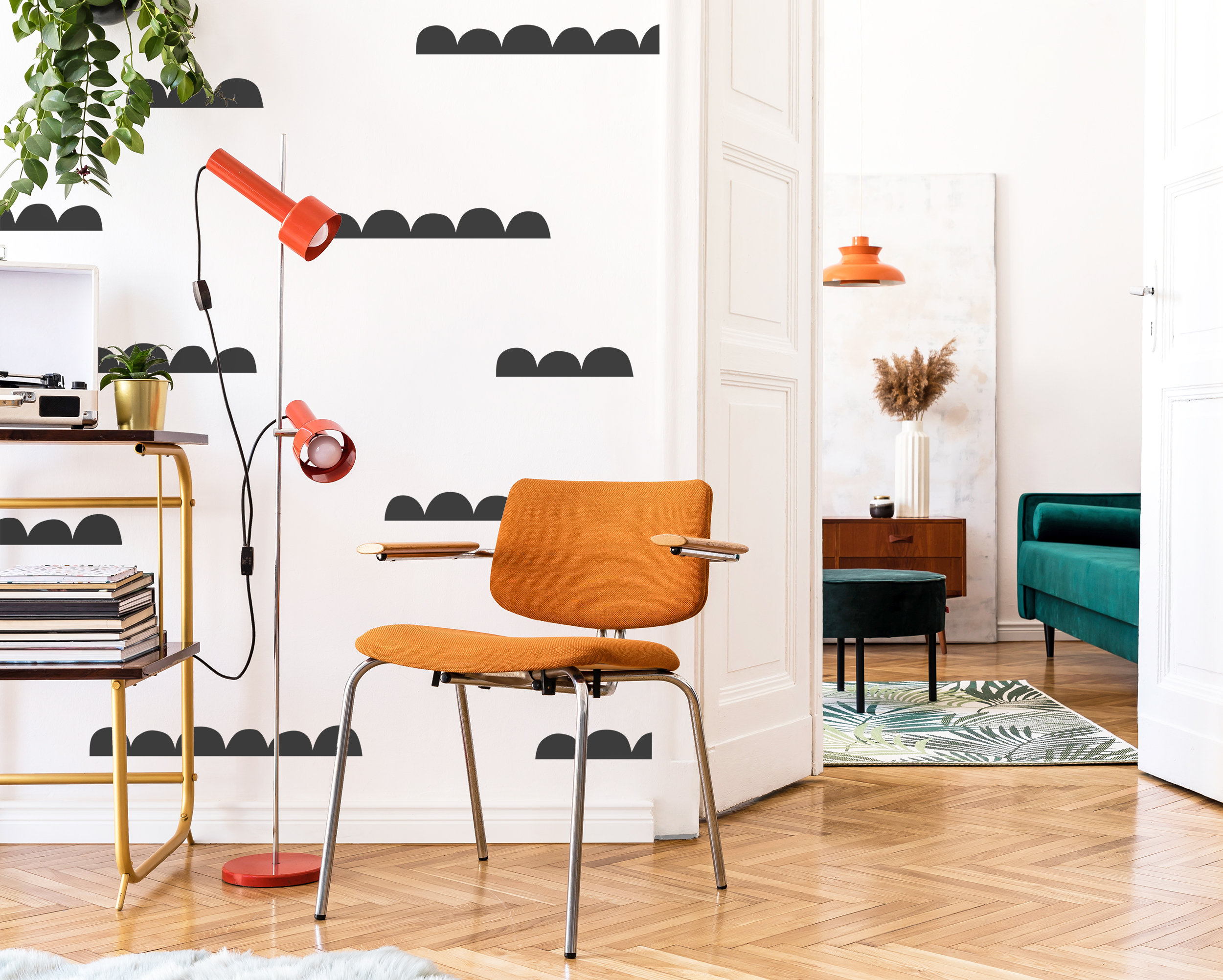 Scandinavian Hills Wall Decals Nursery Decor Kids Room Wall - Etsy