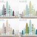 Large Forest Wall Decals Forest Mural Tree Decals Woodland - Etsy