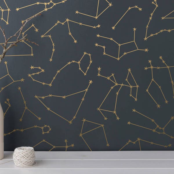 Constellation Wall Decal - Etsy