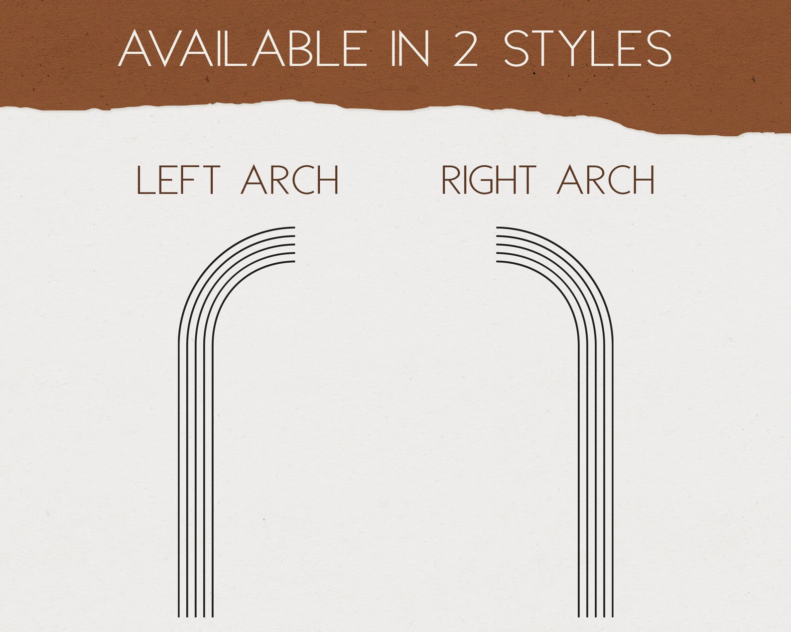 Half Arch Wall Decal Minimalist Wall Decor Boho Interior - Etsy