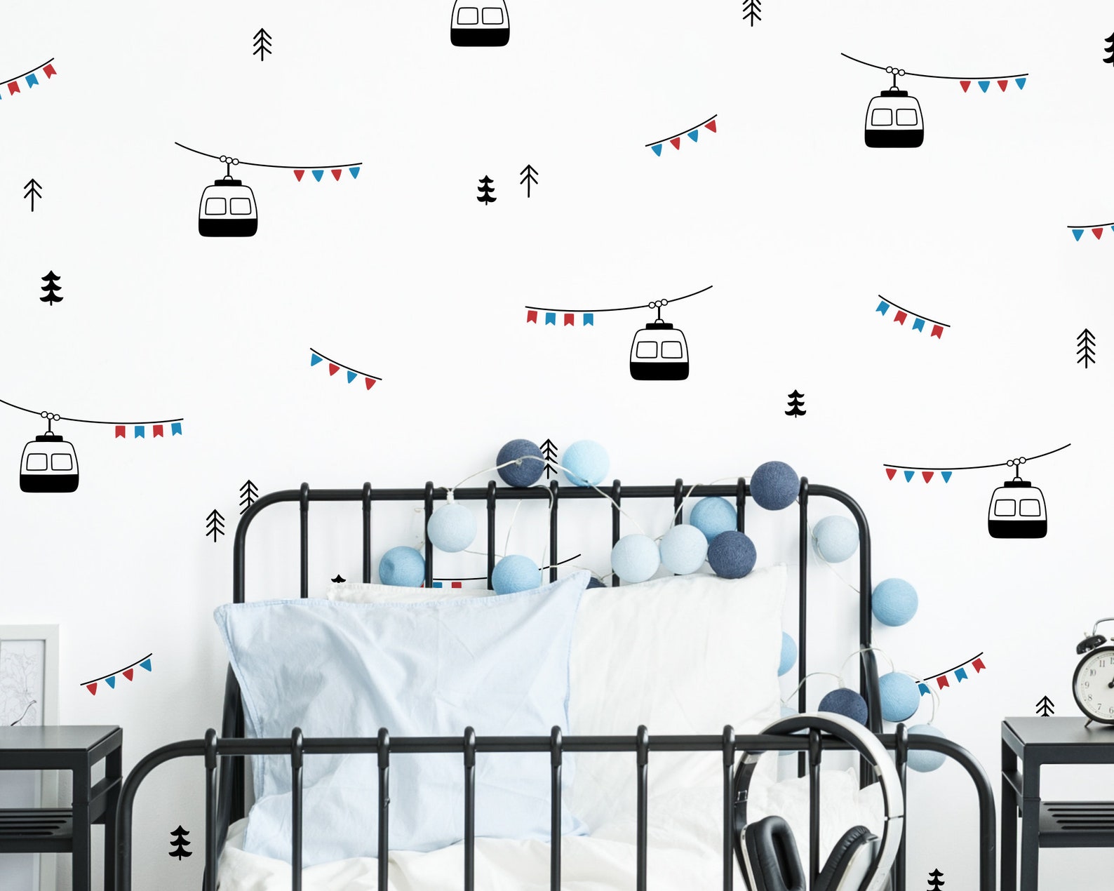 Ski Lift Wall Decals Woodland Decals Nursery Decor Kids | Etsy