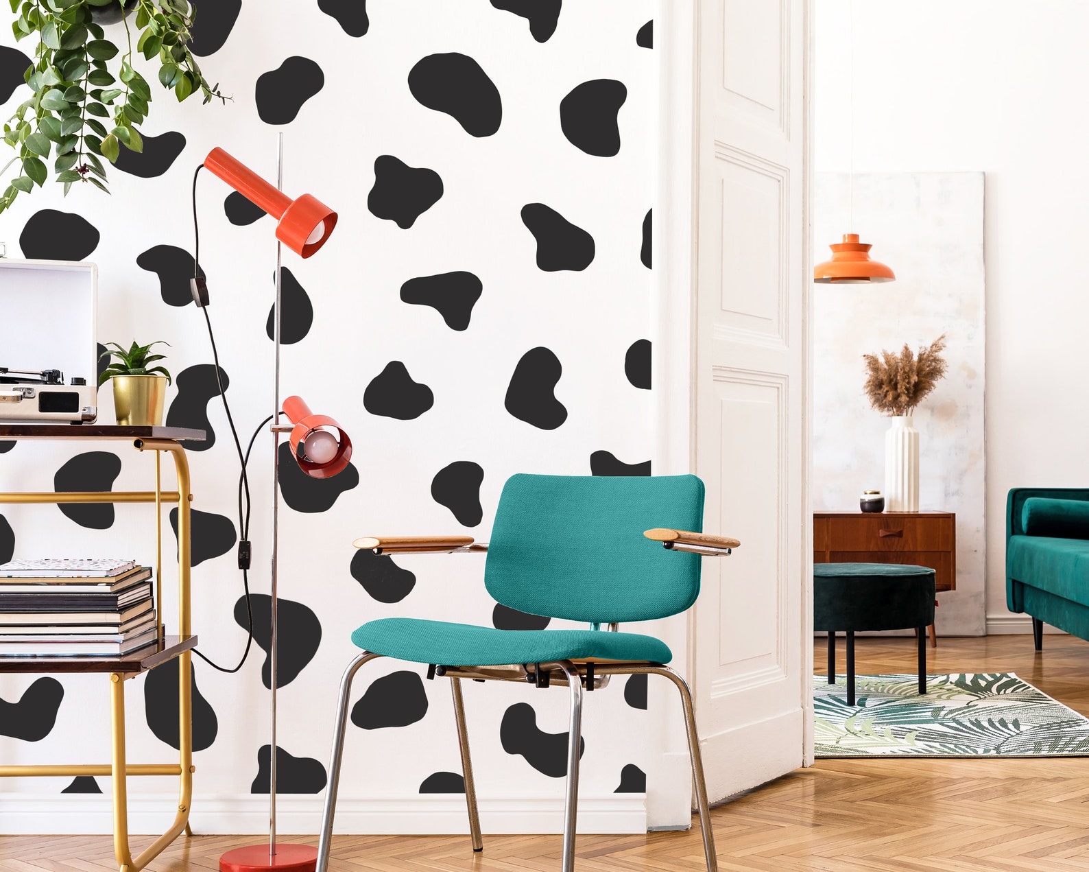 Cow Spot Wall Decals Polka Dot Wall Stickers Cow Print Wall | Etsy