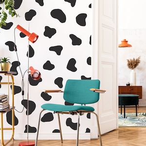 Cow Spot Wall Decals Polka Dot Wall Stickers Cow Print Wall - Etsy