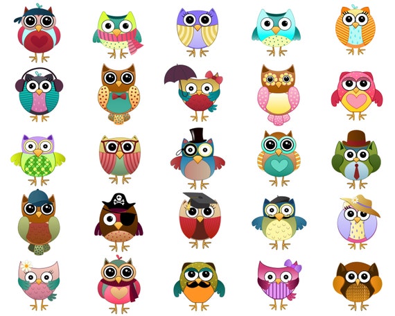 Cute Owls Clip Art Teacher