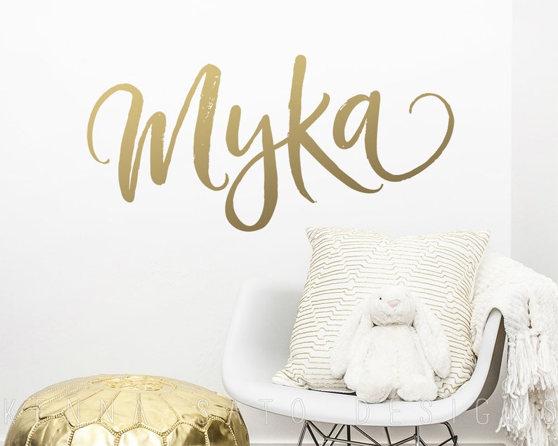 Custom Name Vinyl Decal Personalized Name Vinyl Decal | Etsy