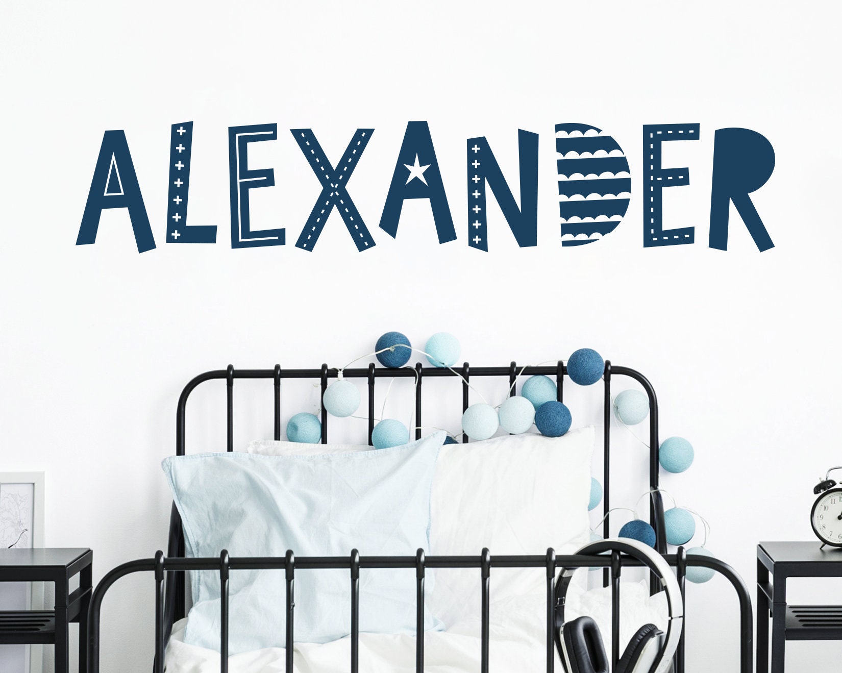 Custom Name Wall Decal Personalized Name Vinyl Decal - Etsy