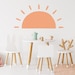 Half Sun Wall Decal Sunshine Wall Stickers Boho Nursery - Etsy