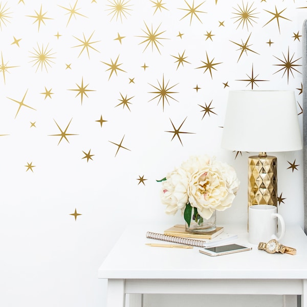 Gold Star Decal - Etsy