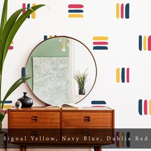 Abstract Line Wall Decals - Removable Wall Stickers, Modern Geometric ...