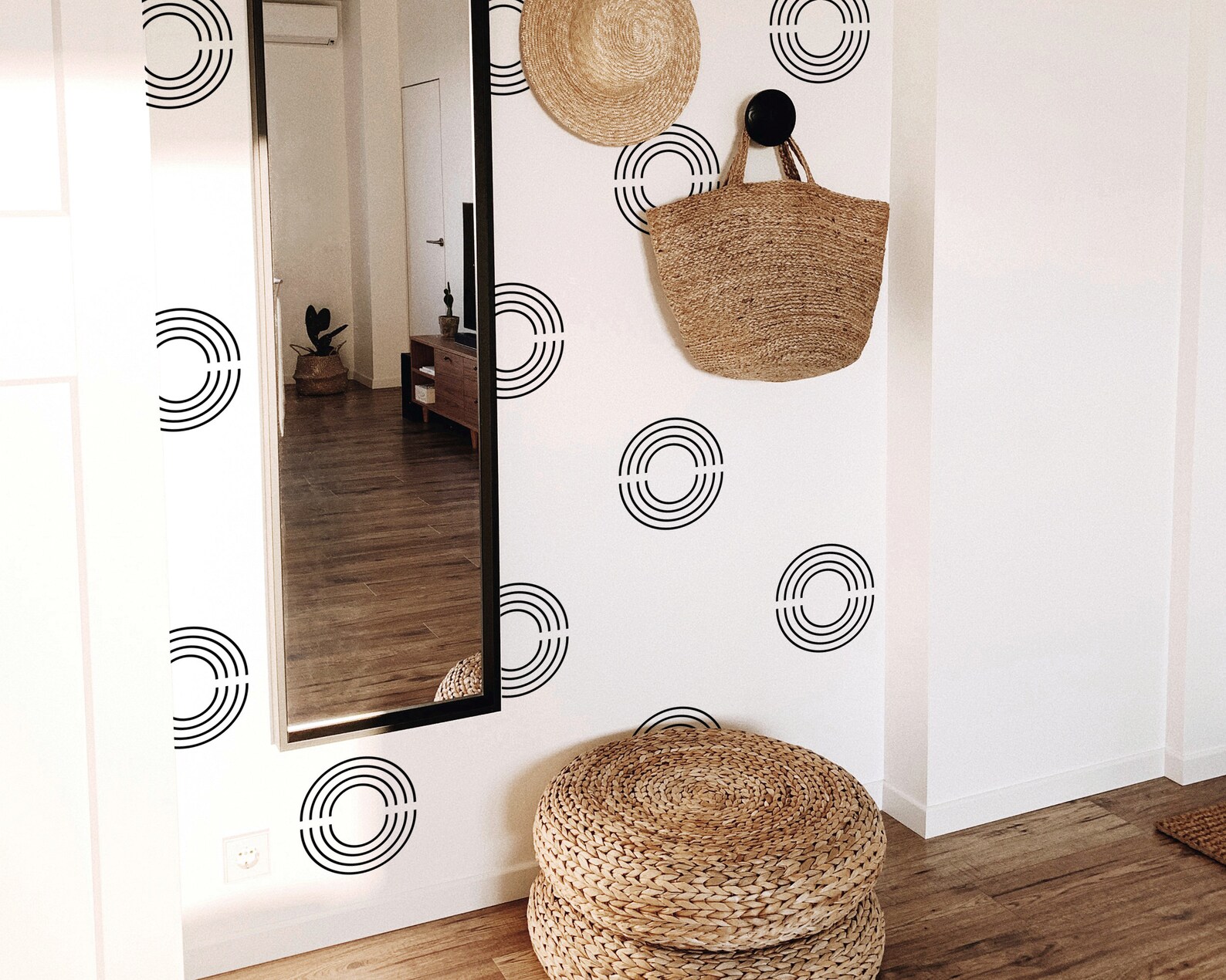 Semi-circle Wall Decals Modern Wall Stickers Boho Nursery | Etsy