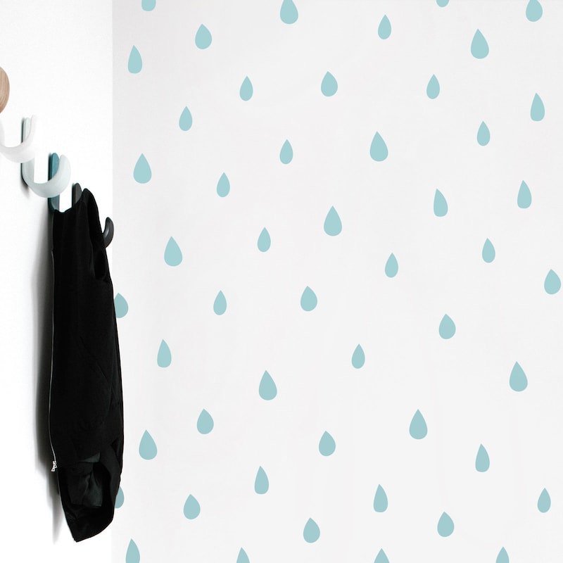 Rain Decal - Etsy
