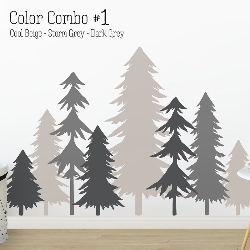 Pine Tree Decals - Etsy