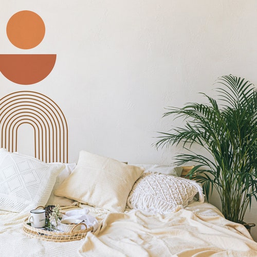 Abstract Line Wall Decals Removable Wall Stickers Modern - Etsy