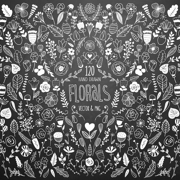 Chalk Clip Art - Etsy