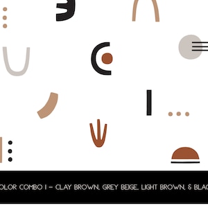 Abstract Shape Wall Decals - Removable Wall Stickers, Modern Wall Art ...