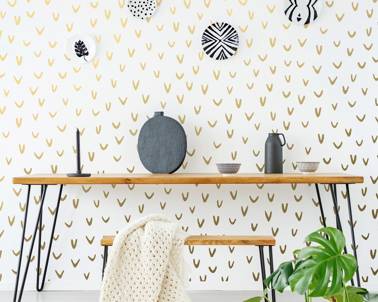 Abstract U-shape Wall Decals - Nursery Decals, Scandinavian Decor, Kids ...