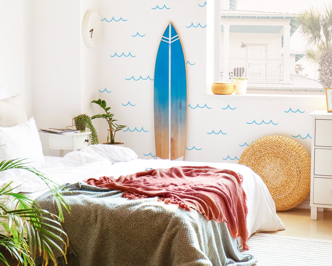 Ocean Wave Wall Decals - Removable Wall Decor, Nursery Decals, Nautical ...
