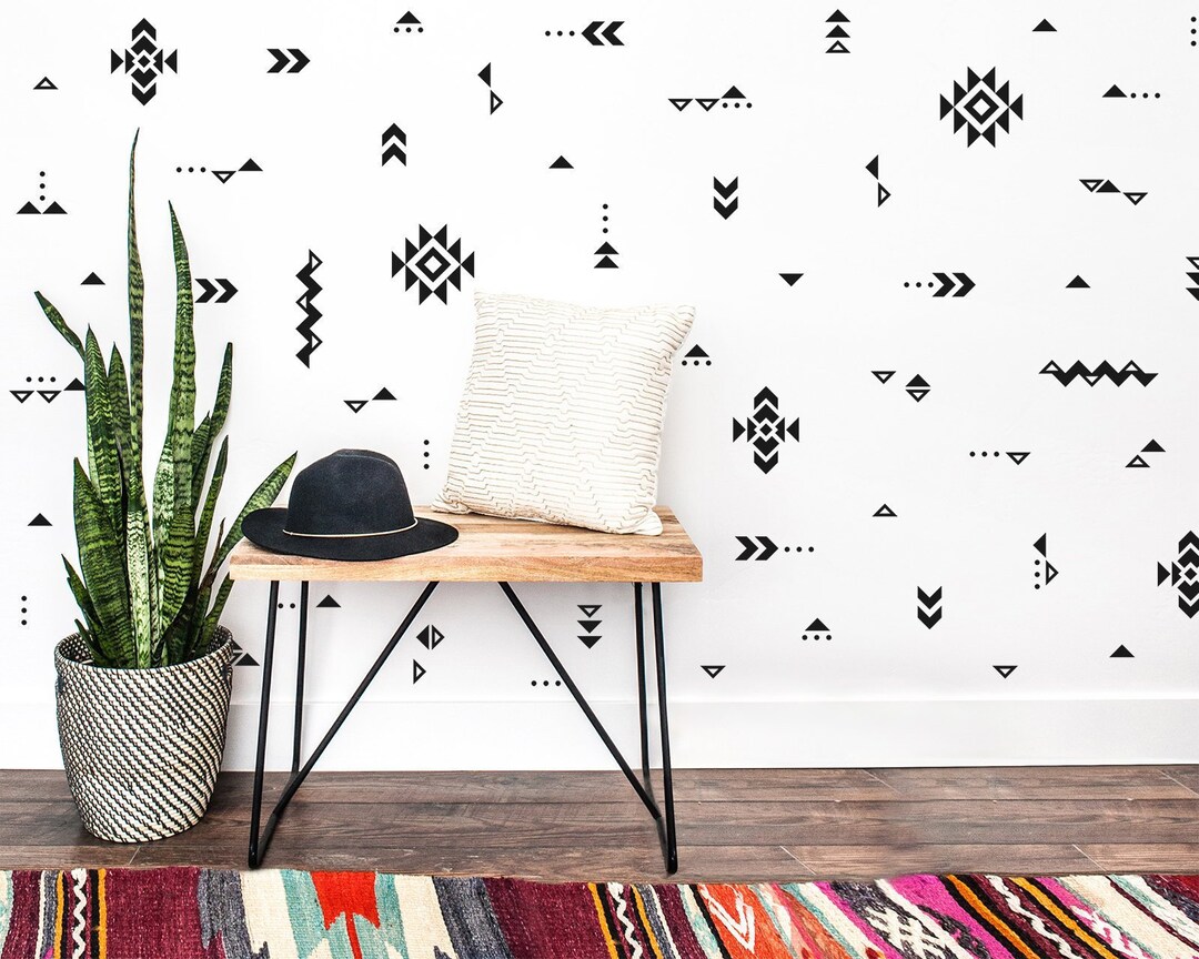 Tribal Patterns Wall Decals - Nursery Decals, Gift for Her ...