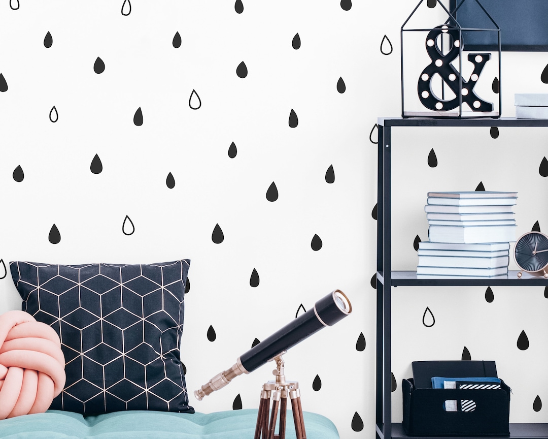 Raindrop Wall Decals - Nursery Decals, Vinyl Decals, Kids Room Decals ...