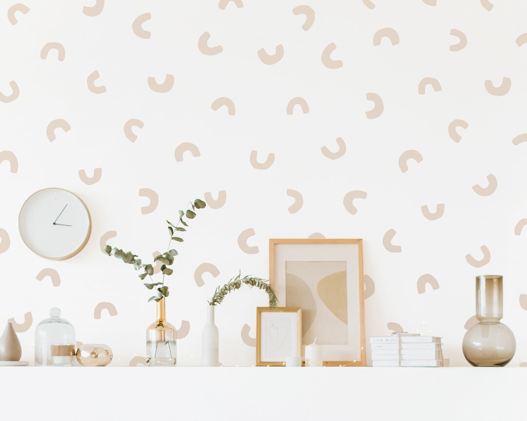 Geometric Wall Decals - Abstract Wall Stickers, Scandinavian Decor ...