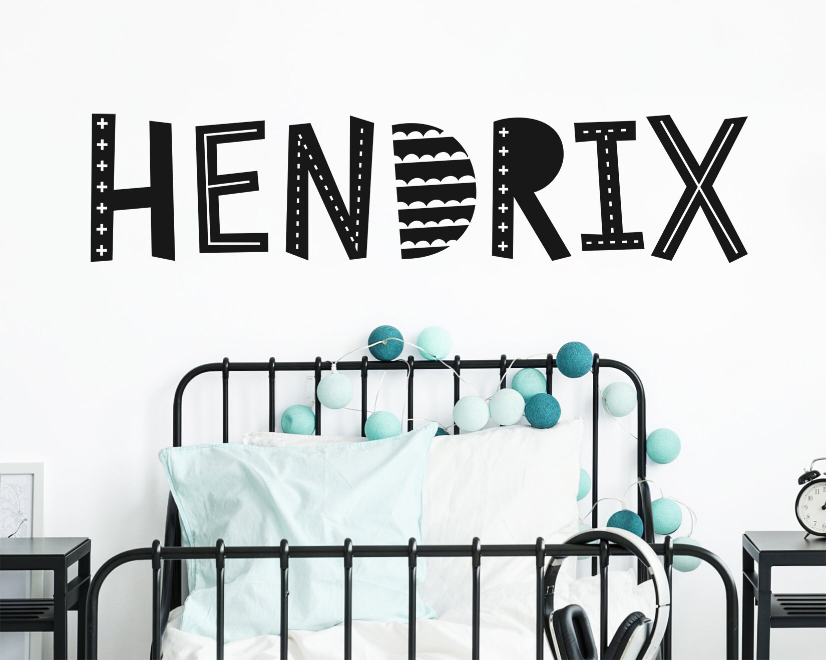 Custom Name Wall Decal Personalized Name Vinyl Decal - Etsy