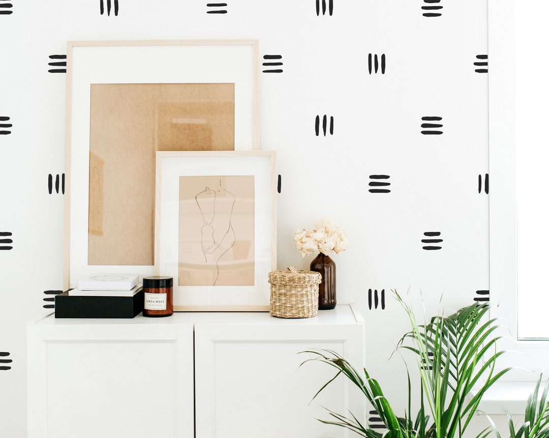 Line Wall Decals - Modern Wall Stickers, Boho Nursery Decor, Kids Room ...