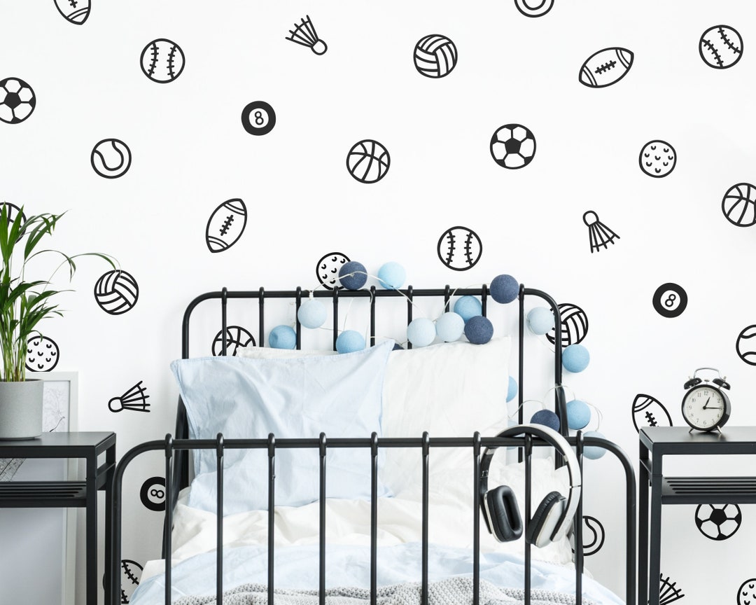 Sports Wall Decals - Sports Decor, Nursery Decals, Nursery Wall Decor ...