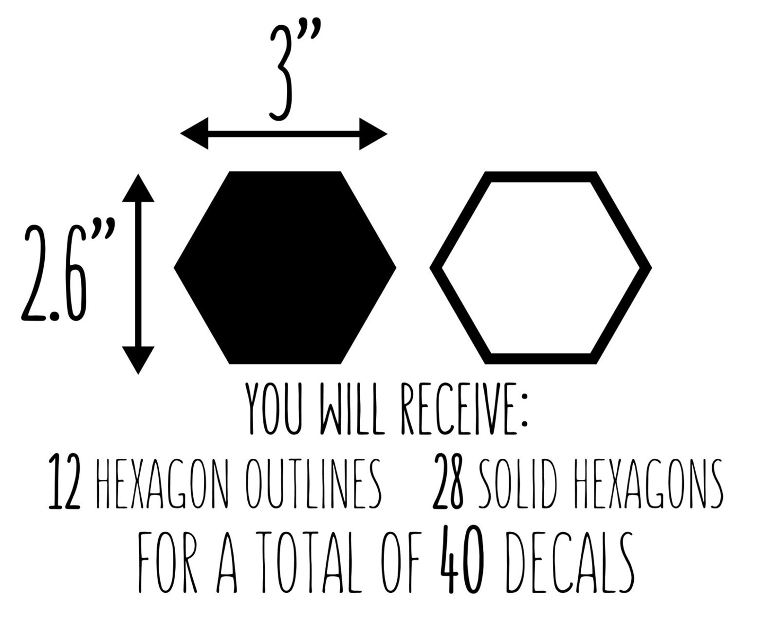 Gold Honeycomb Wall Decals Hexagon Vinyl Wall Decals - Etsy