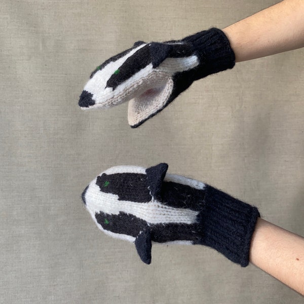Animal Mittens - Etsy