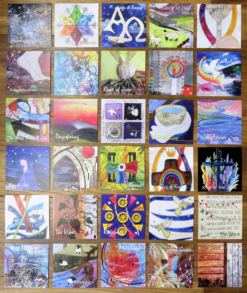 Prayer Cards, Advent Cards, 30 Reflective Postcards, Christian ...