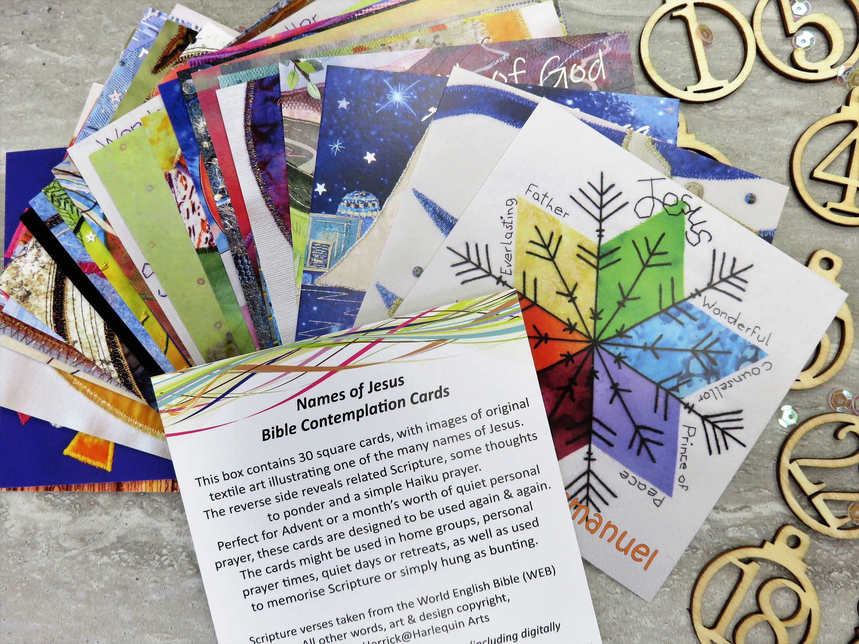 Prayer Cards, Advent Cards, 30 Reflective Postcards, Christian ...