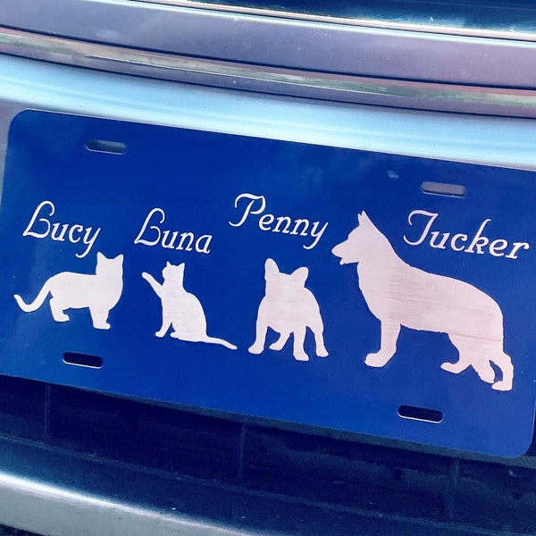 Engraved Front License Plate - Etsy