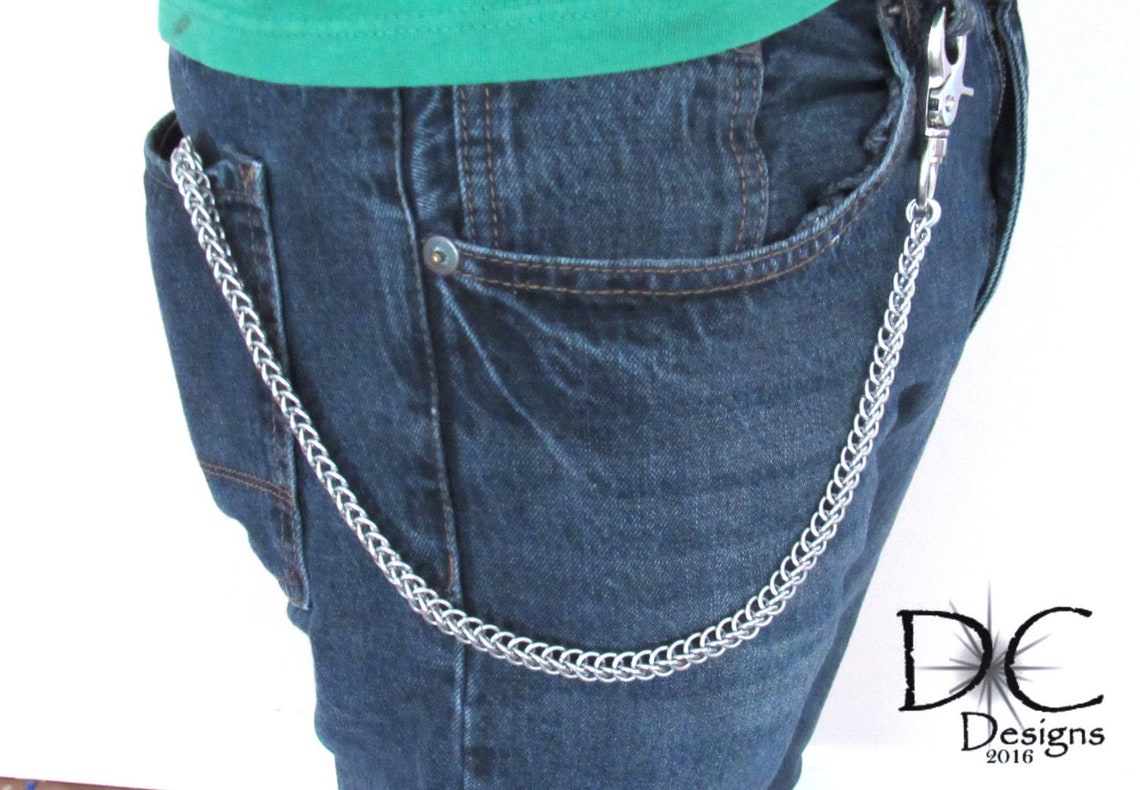 Chainmail Chainmaille Motorcycle Gifts Wallet Chain EMO | Etsy