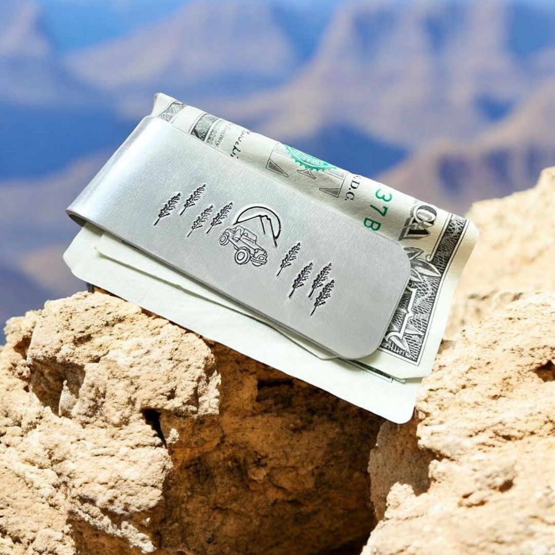 Engraved Wallet, Engraved Money Clip, Custom Money Clip, Silver Money ...