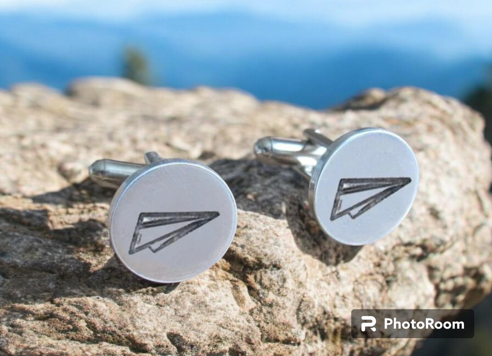 Personalized Paper Airplane Cufflinks: Engraved Aluminum Groomsmen Gift ...