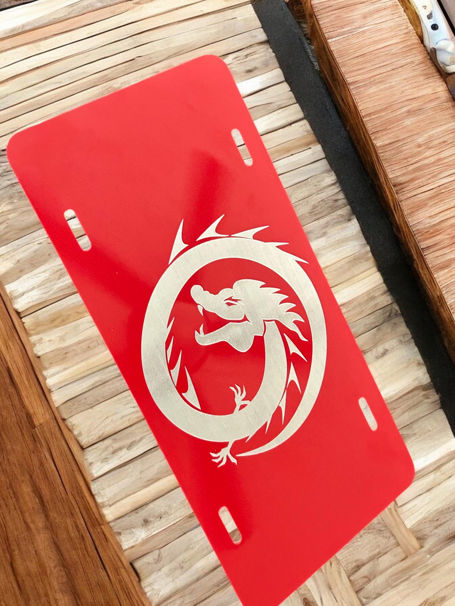 Dragon, Dragon Plate, Custom License Plate, Front License Plate, Vanity ...