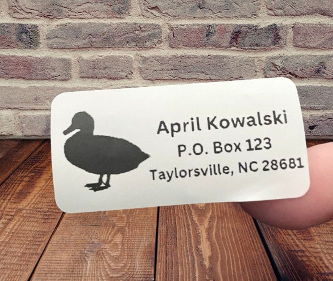 Duck Hunting Personalized Address Labels: Custom Return Address ...