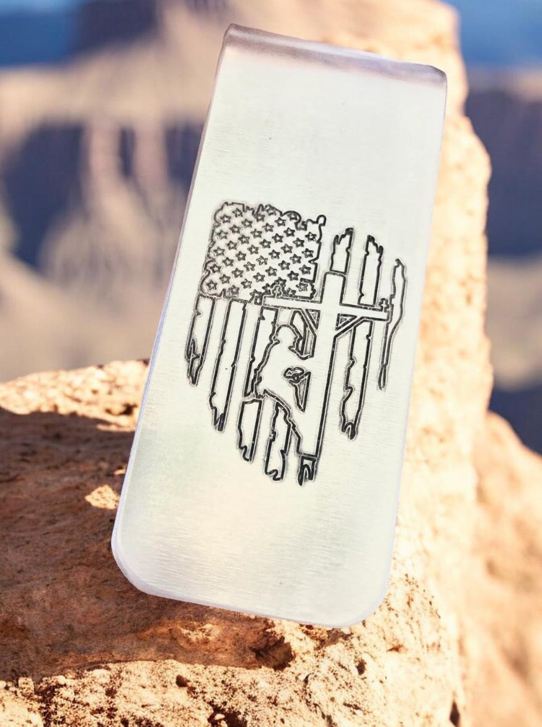 Engraved Lineman Money Clip: Personalized Electrician Gift - Etsy