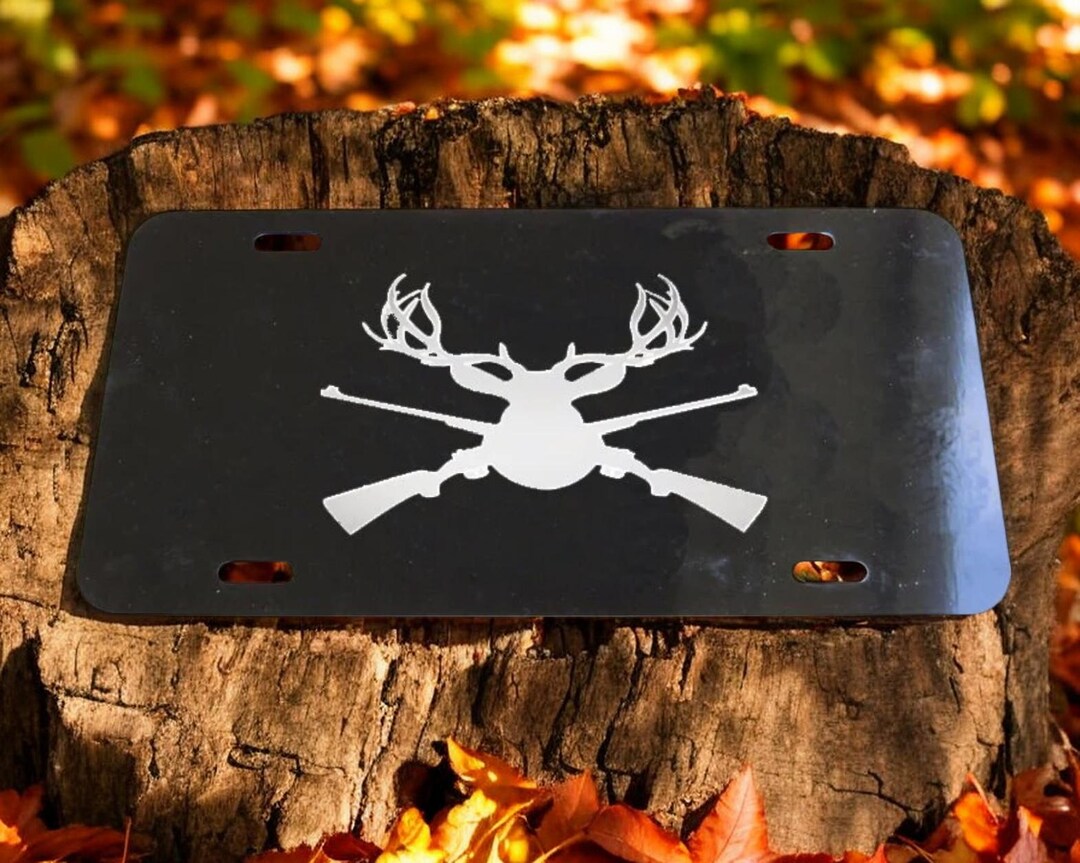 Deer Hunting License Plate: Custom Car Guy Gift - Etsy