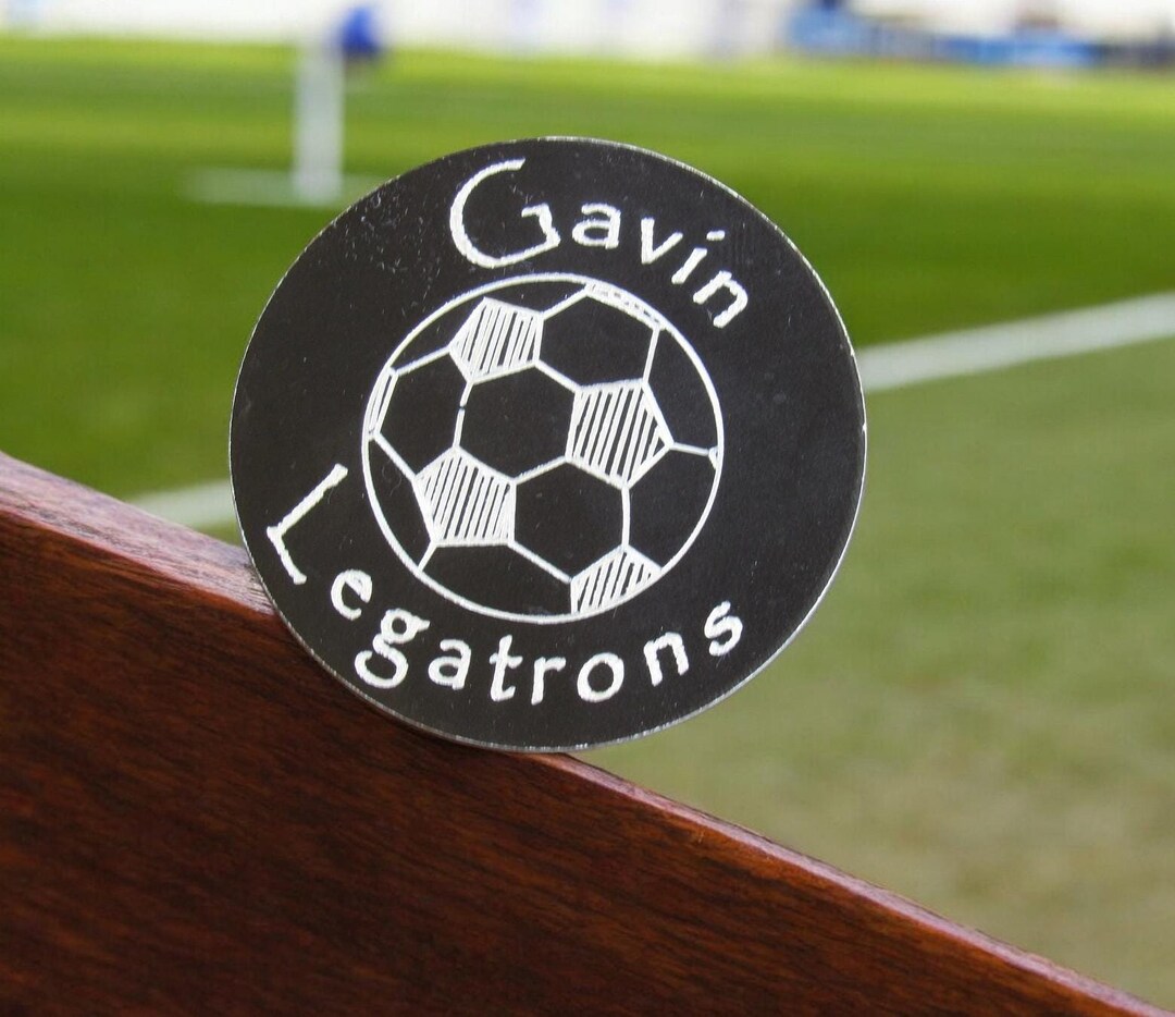 Personalized Soccer Magnet: Custom Anodized Aluminum Locker Magnet - Etsy