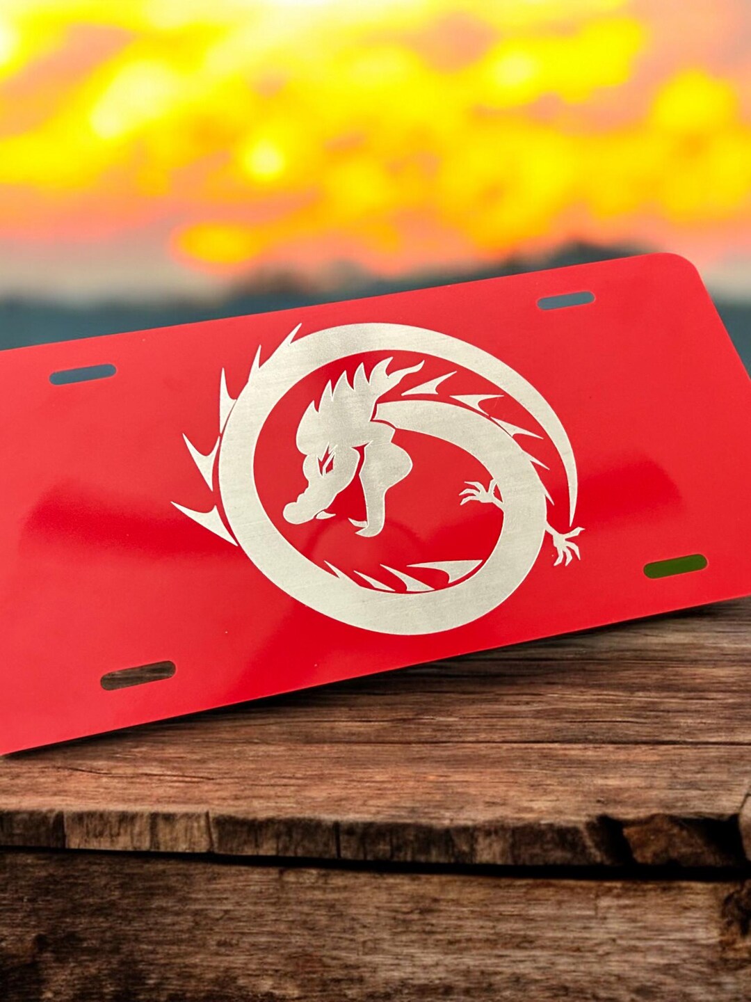 Dragon, Dragon Plate, Custom License Plate, Front License Plate, Vanity ...