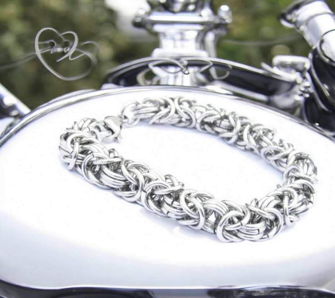 Chainmail Bracelet, Mens Bracelet, Mens Jewelry, Chainmail, Chainmaille ...