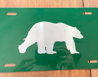Polar Bear License Plate - Etsy