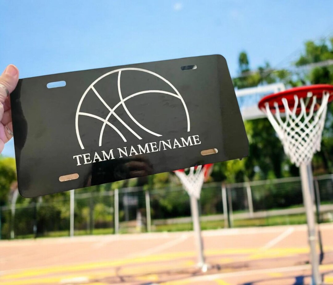 Basketball, Front License Plate, Name License Plate, Custom License ...