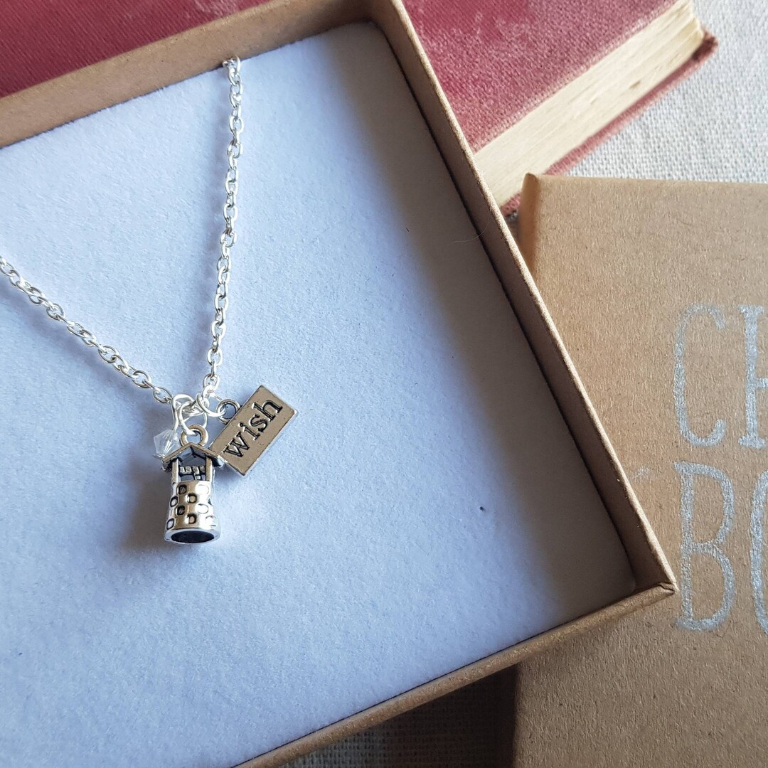 Wishing Well Charm Necklace, Make a Wish Necklace, Wish Charm Necklace ...